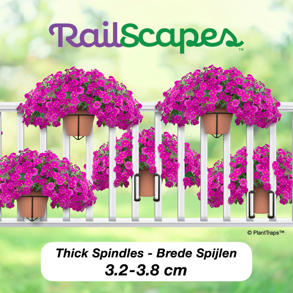 Plant Traps - Your floating vertical garden with railing plant holders ...